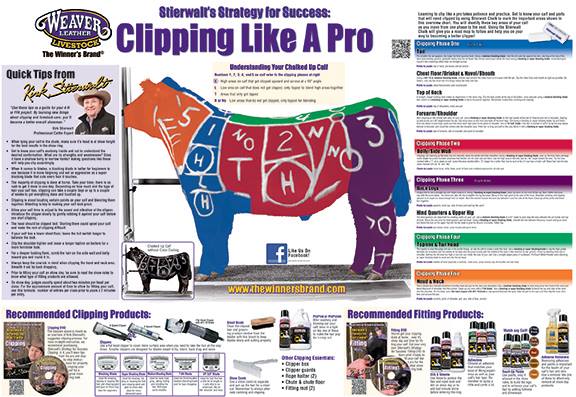 Show Goat Clipping Chart
