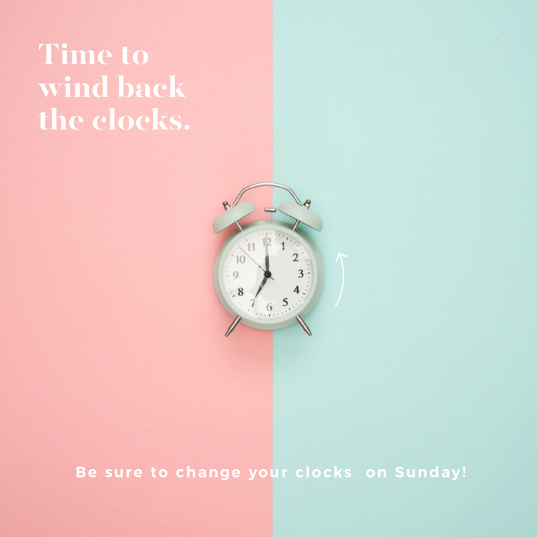 Time to wind back the clocks! | Lautner Farms
