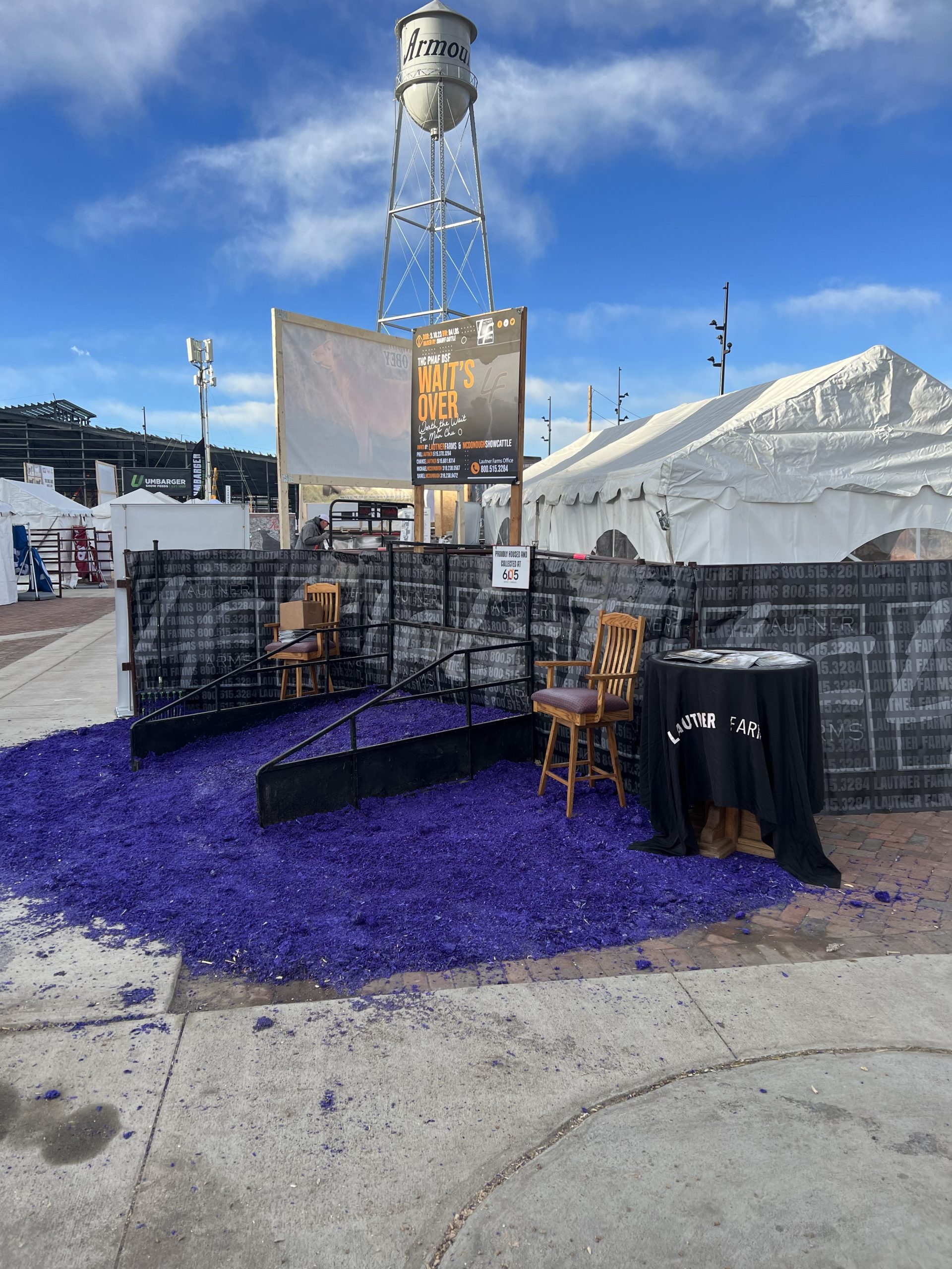 See the new sire “WAIT’S OVER” in the yards at the Denver National ...